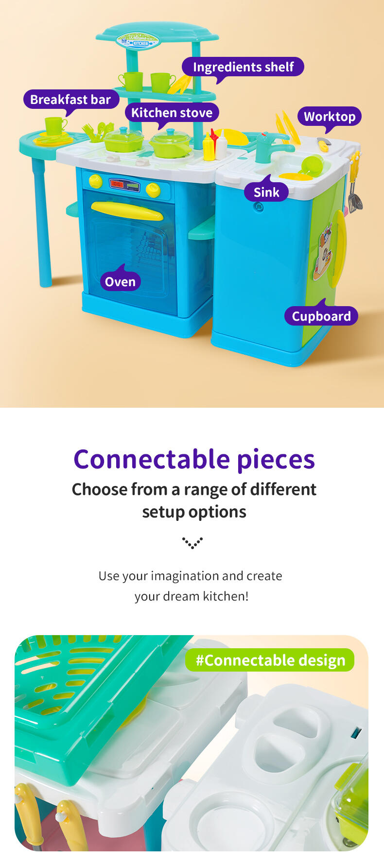 My Story 5-in-1 Kitchen Centre | Toys"R"Us Singapore Official Website