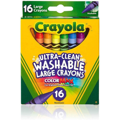 Crayola 16 Ct Large Washable Crayons | Toys"R"Us Singapore Official Website