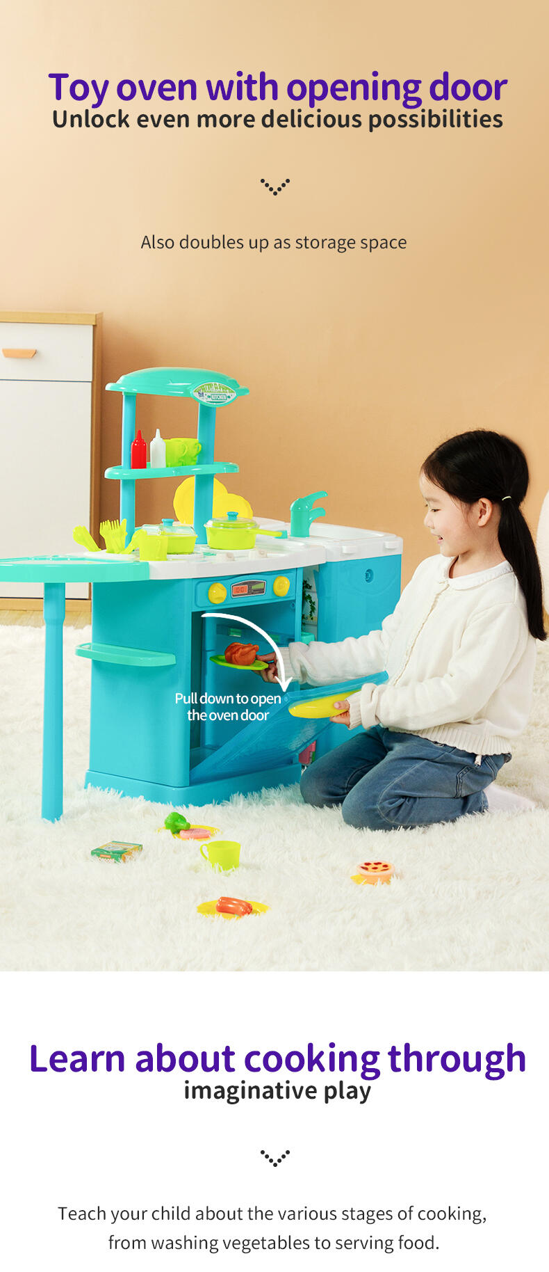 My Story 5-in-1 Kitchen Centre | Toys"R"Us Singapore Official Website