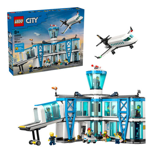 (Pre-Order) LEGO City Airport with Airplane 60502 (Estimated Early Jan ...